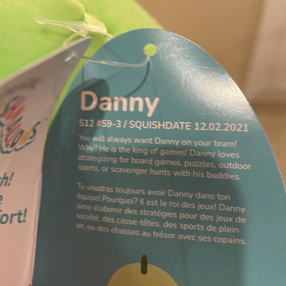 Squishmallows | Other | Nwt 2 Danny The Dino In Tiedye Hoodie ...